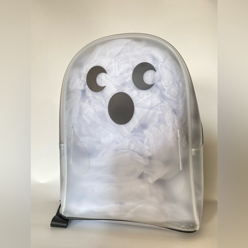 Mad Engine Clear Ghost Cute Halloween Backpack Purse … - Gem